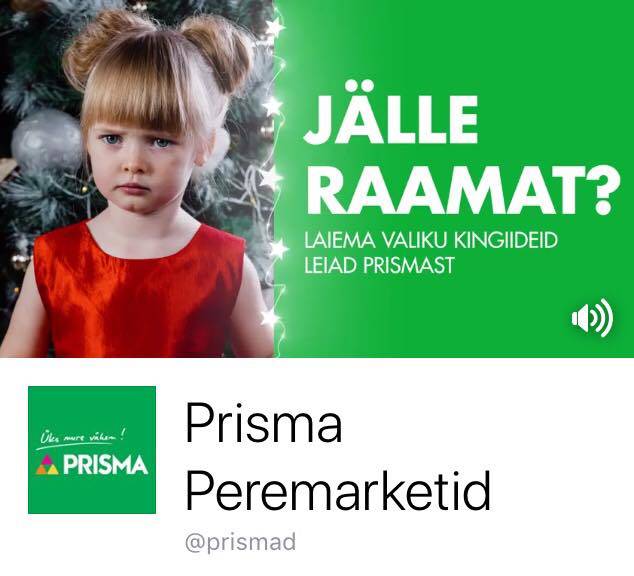 Prisma turundusjuht: “Jälle raamat?” kampaania on oma eesmärgi täitnud